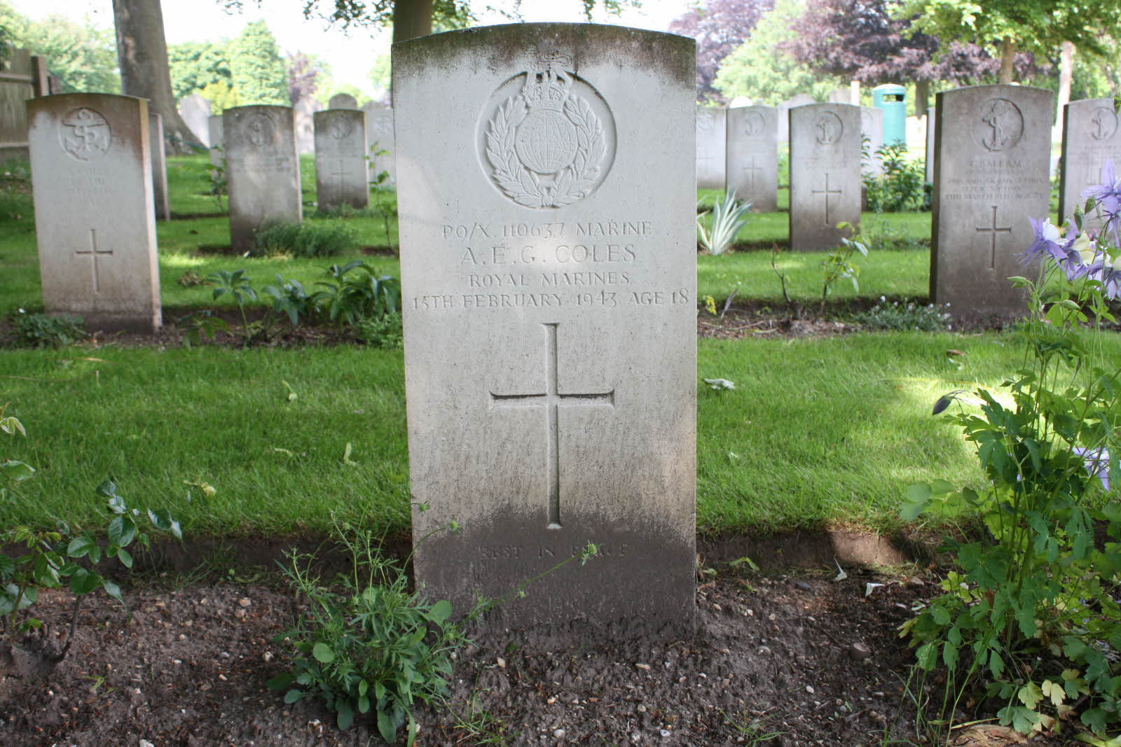 Grave of Arthur Edward George Coles